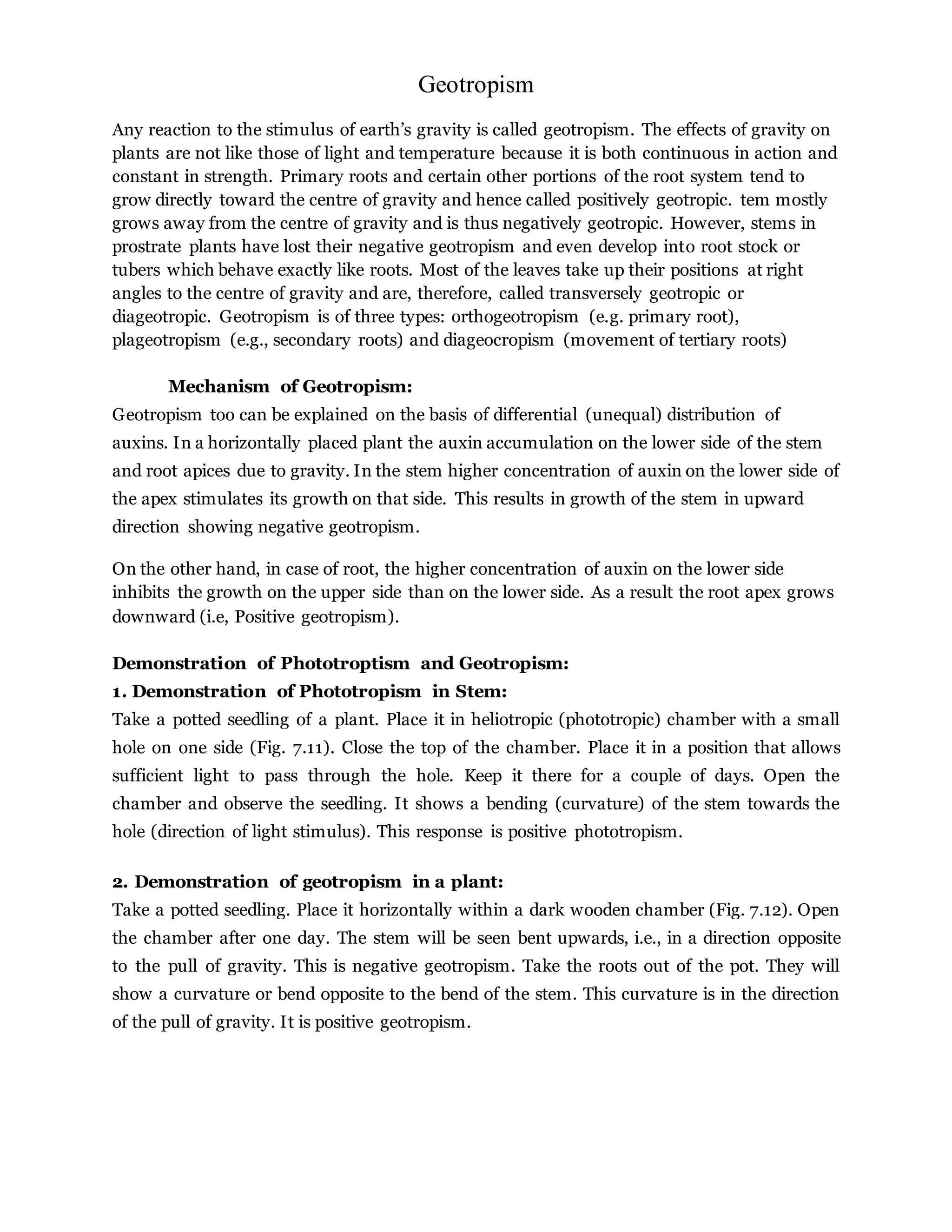 Plant movement | DOCX