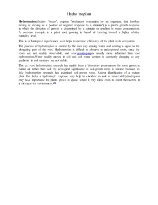 Plant movement | DOCX