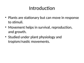 Plant_Movement_Presentation_(growth and stress physiology) | PPTX