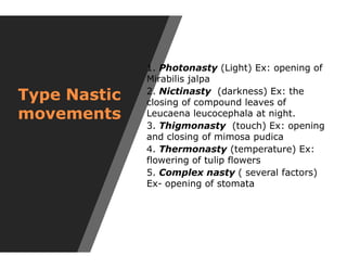 Plant movements | PDF | Gardening | Home & Garden