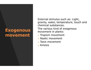 Plant movements | PDF | Gardening | Home & Garden