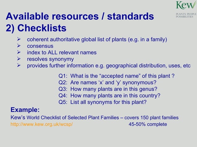 Plant names: Obstacles and Solutions to access information about plants ...