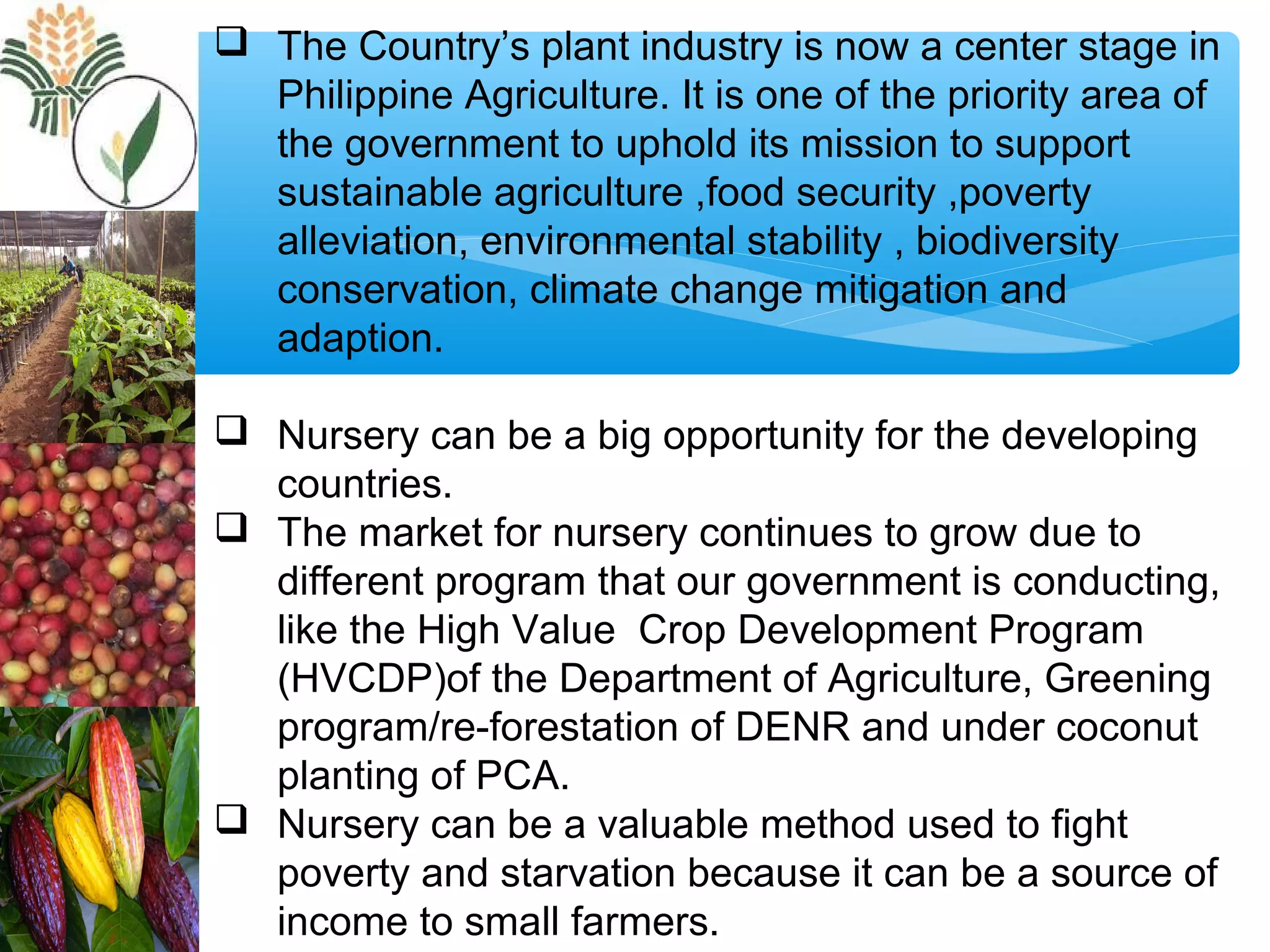 Plant nursery accreditation presentation,2018 | PPT