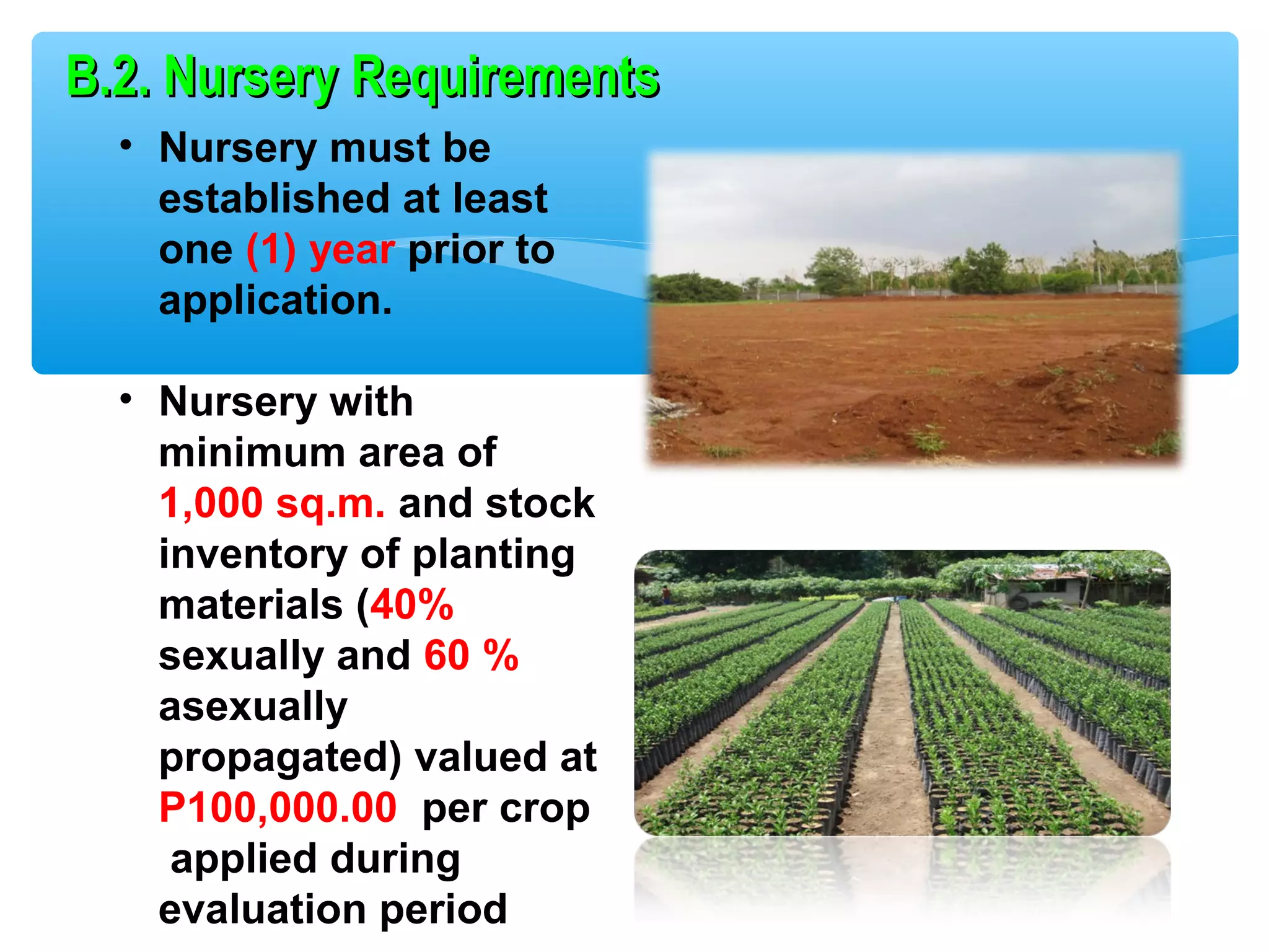 Plant nursery accreditation presentation,2018 | PPT