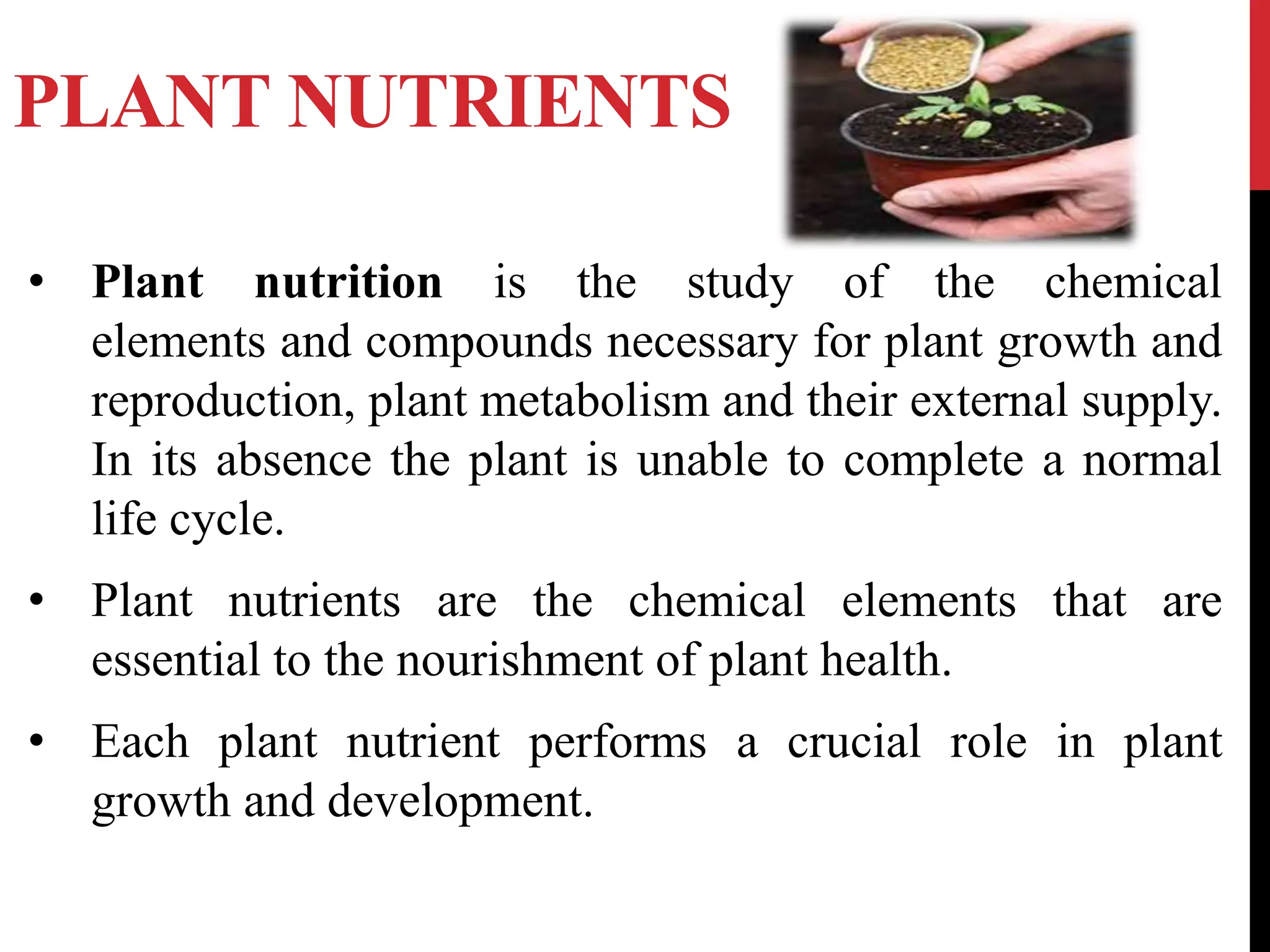 plant nutrition, their role and deficiency symptoms - balanced ...
