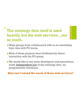 Plant ontology web services on Araport | PDF