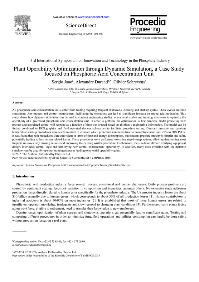 Plant operability optimization_through_dynamic_simulation | PDF