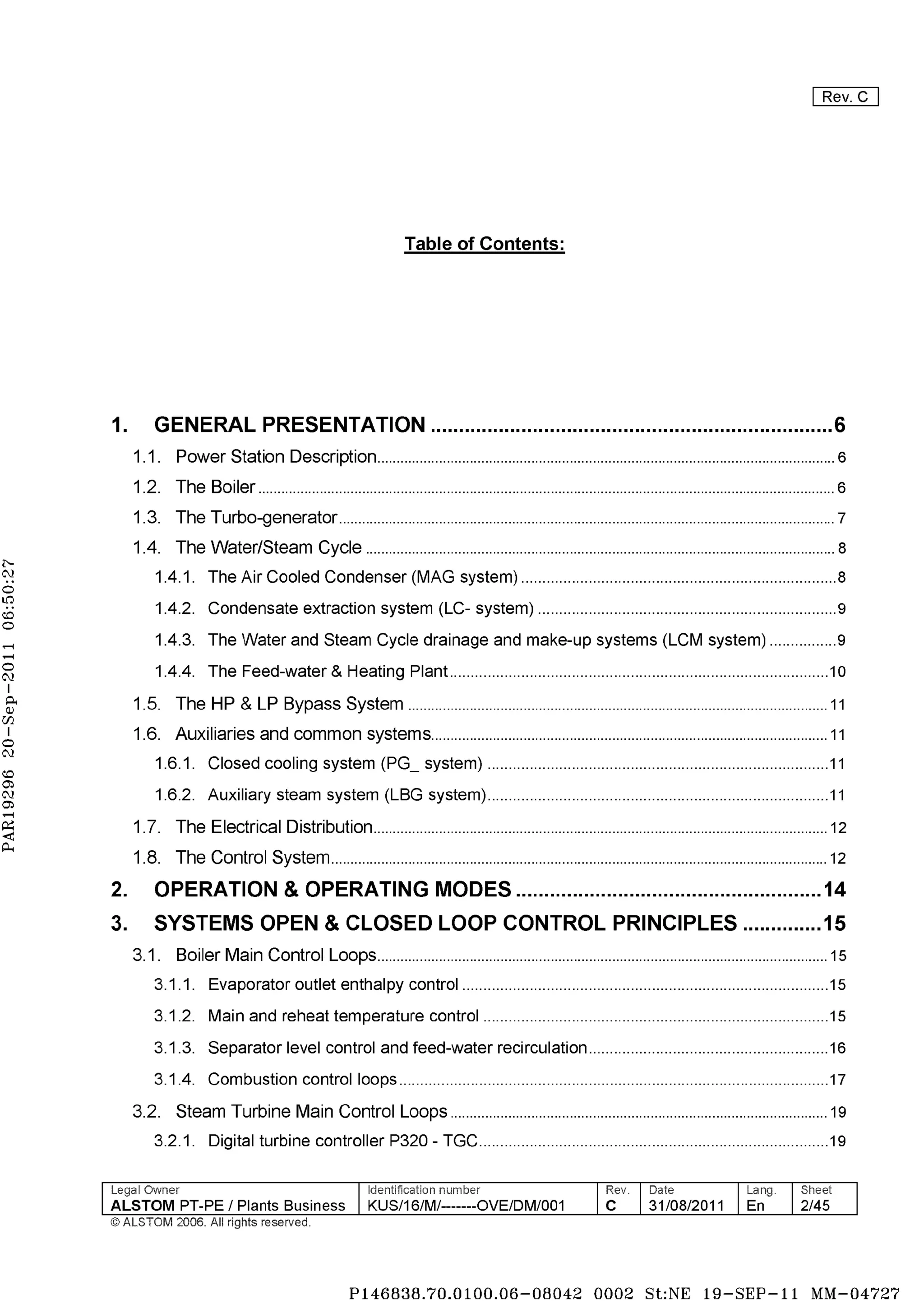 Plant operation manual | PDF