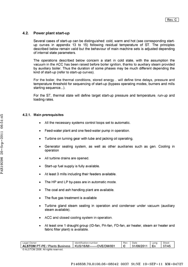 Plant operation manual | PDF