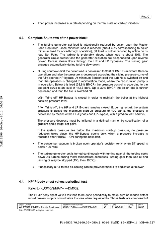 Plant operation manual | PDF