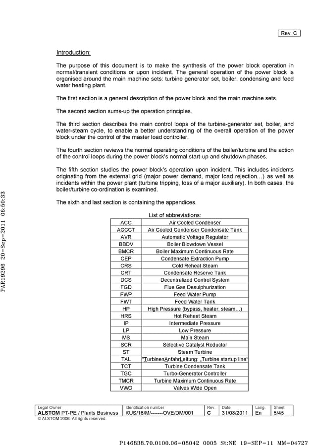 Plant operation manual | PDF