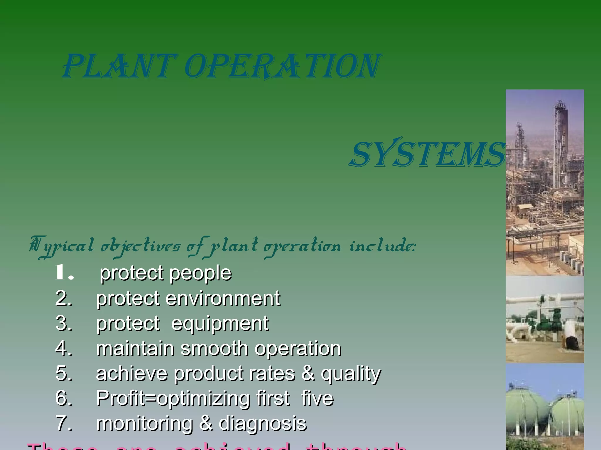 Plant operation systems | PPT