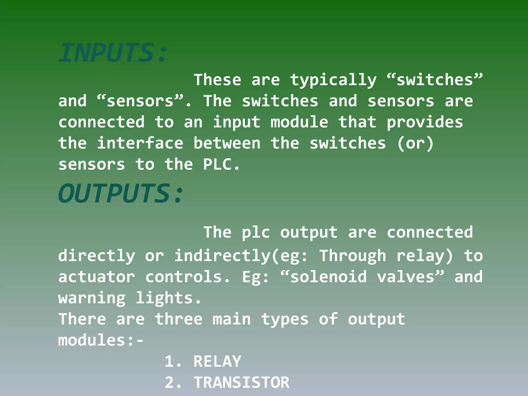Plant operation systems | PPT