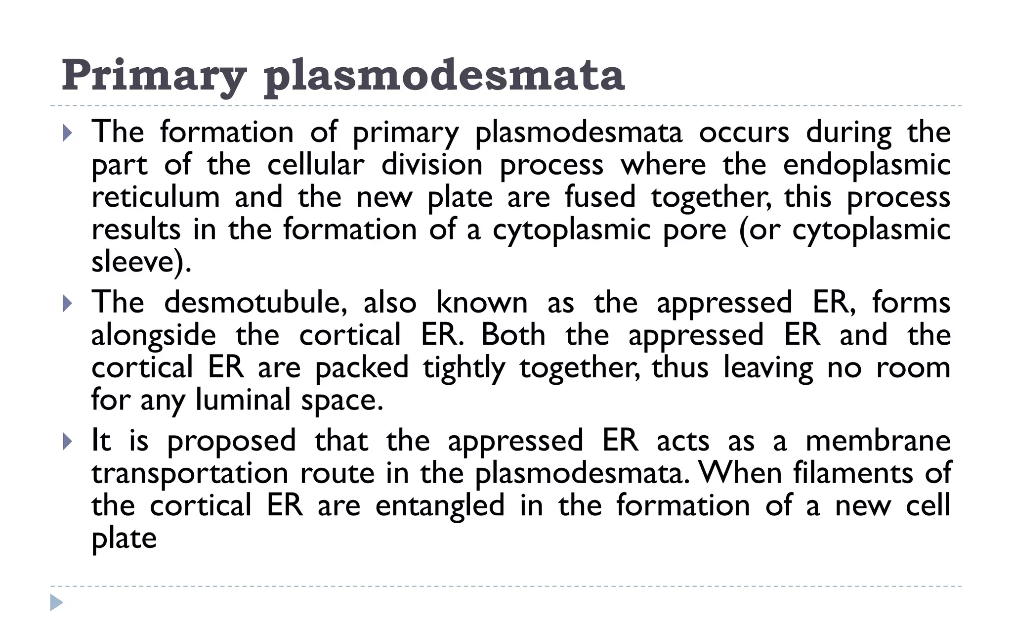 Plant organelles (Plasmodesmata, Vacuole, Plastids) | PDF