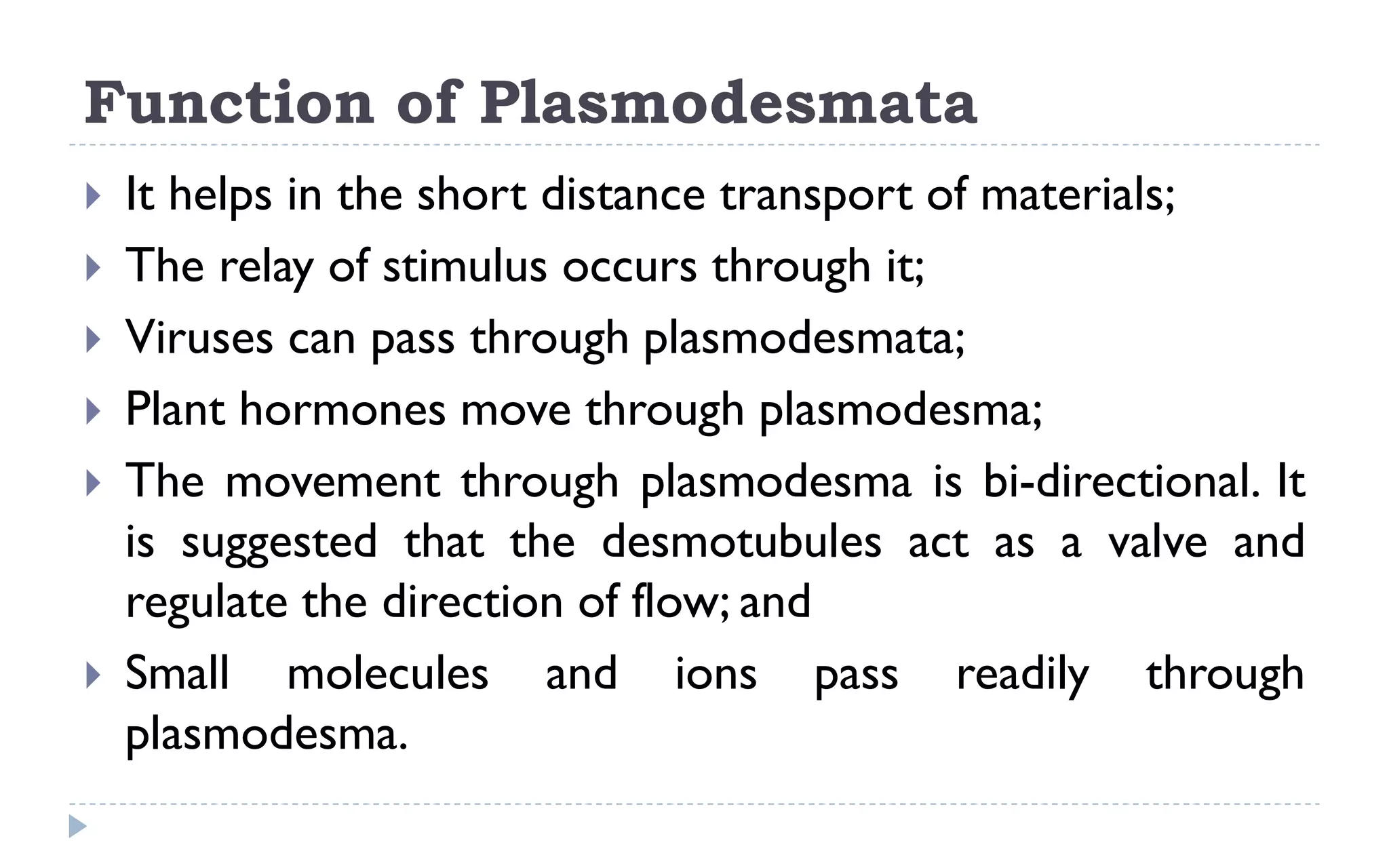 Plant organelles (Plasmodesmata, Vacuole, Plastids) | PDF