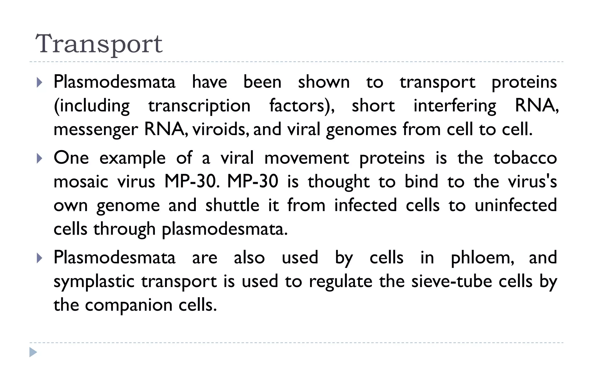 Plant organelles (Plasmodesmata, Vacuole, Plastids) | PDF