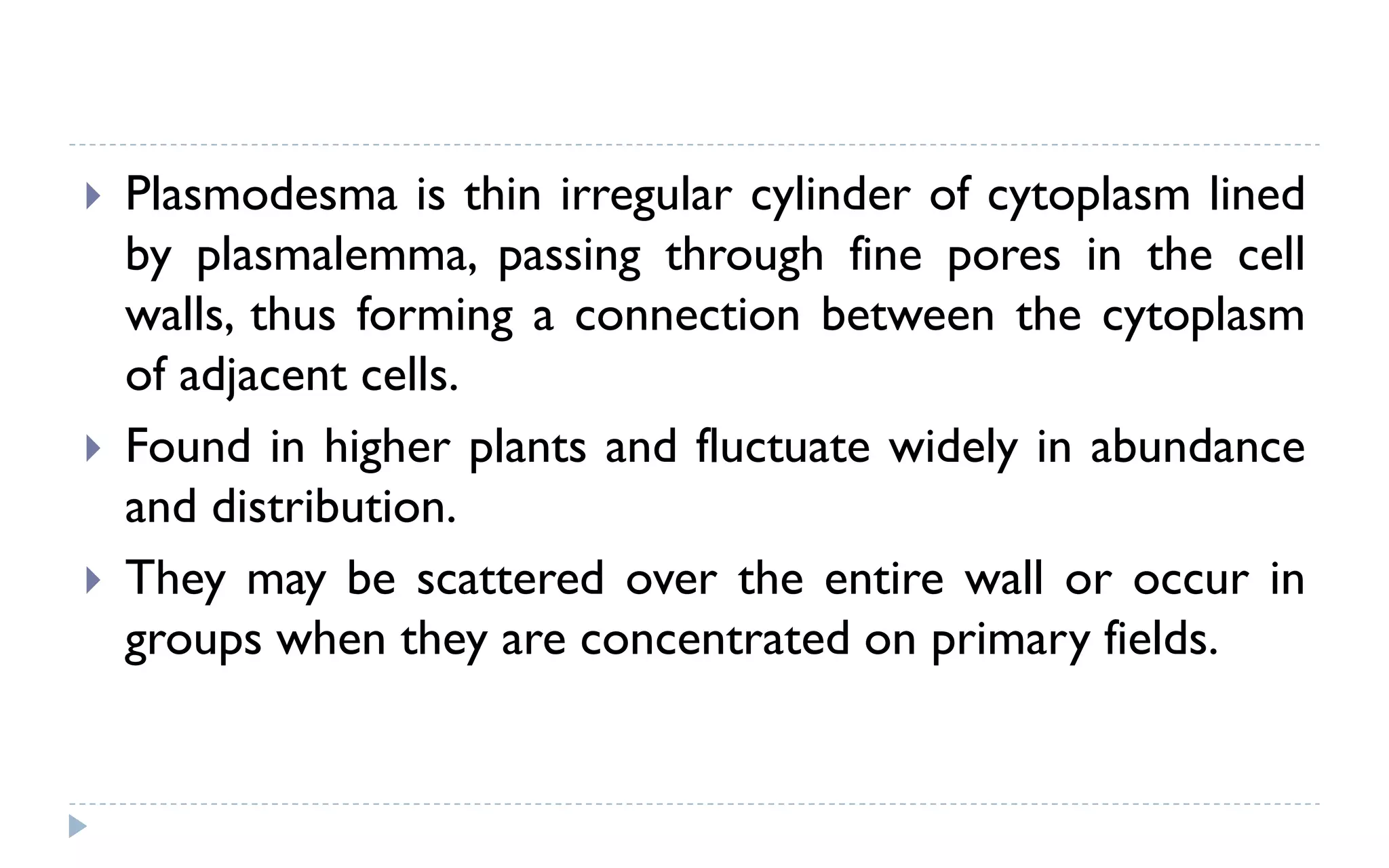 Plant organelles (Plasmodesmata, Vacuole, Plastids) | PDF