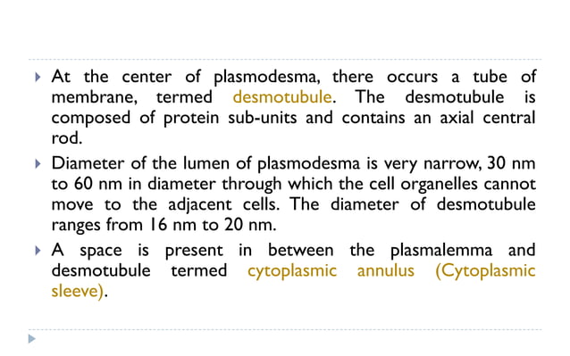 Plant organelles (Plasmodesmata, Vacuole, Plastids) | PDF