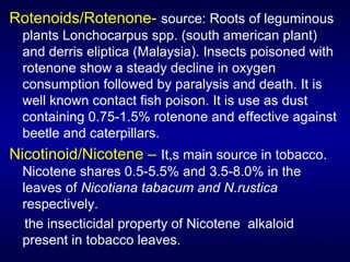Plant origin insecticide | PPT