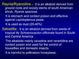 Plant origin insecticide | PPT