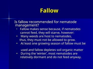plant_parastic_nematodes and their management | PPT