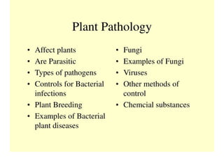 Plant Pathology | PDF