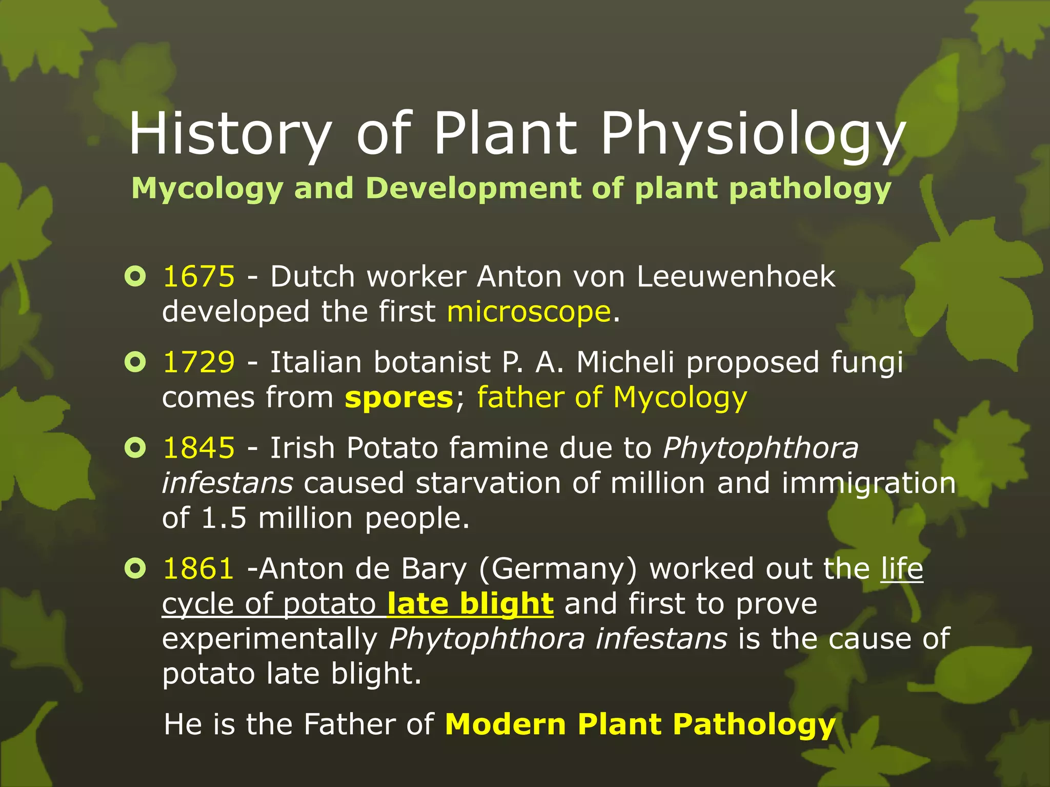 Plant pathology (phytopathology) | PPTX
