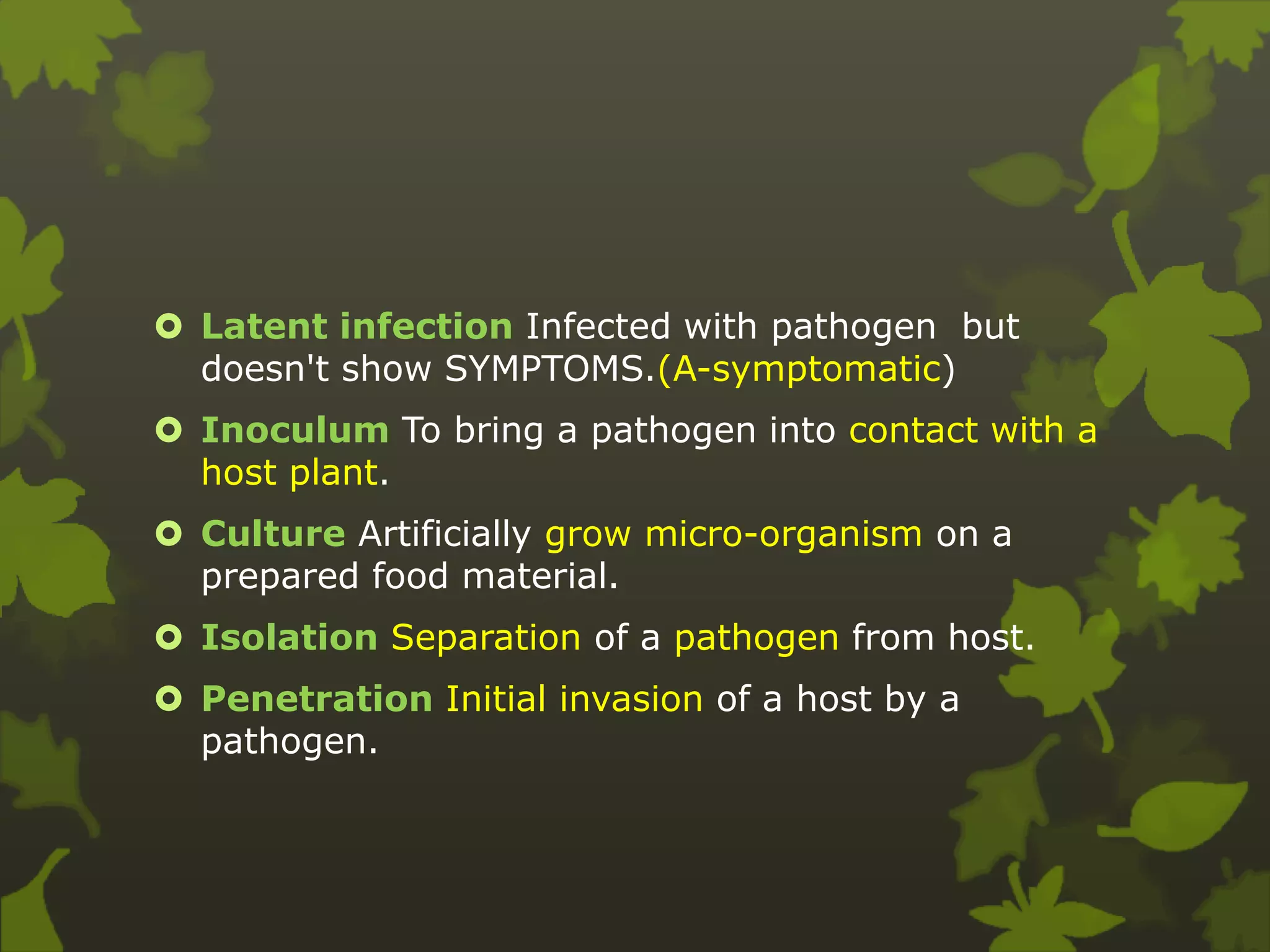 Plant pathology (phytopathology) | PPTX