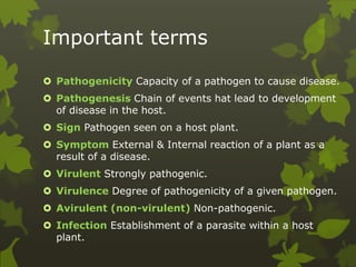 Plant pathology (phytopathology) | PPTX