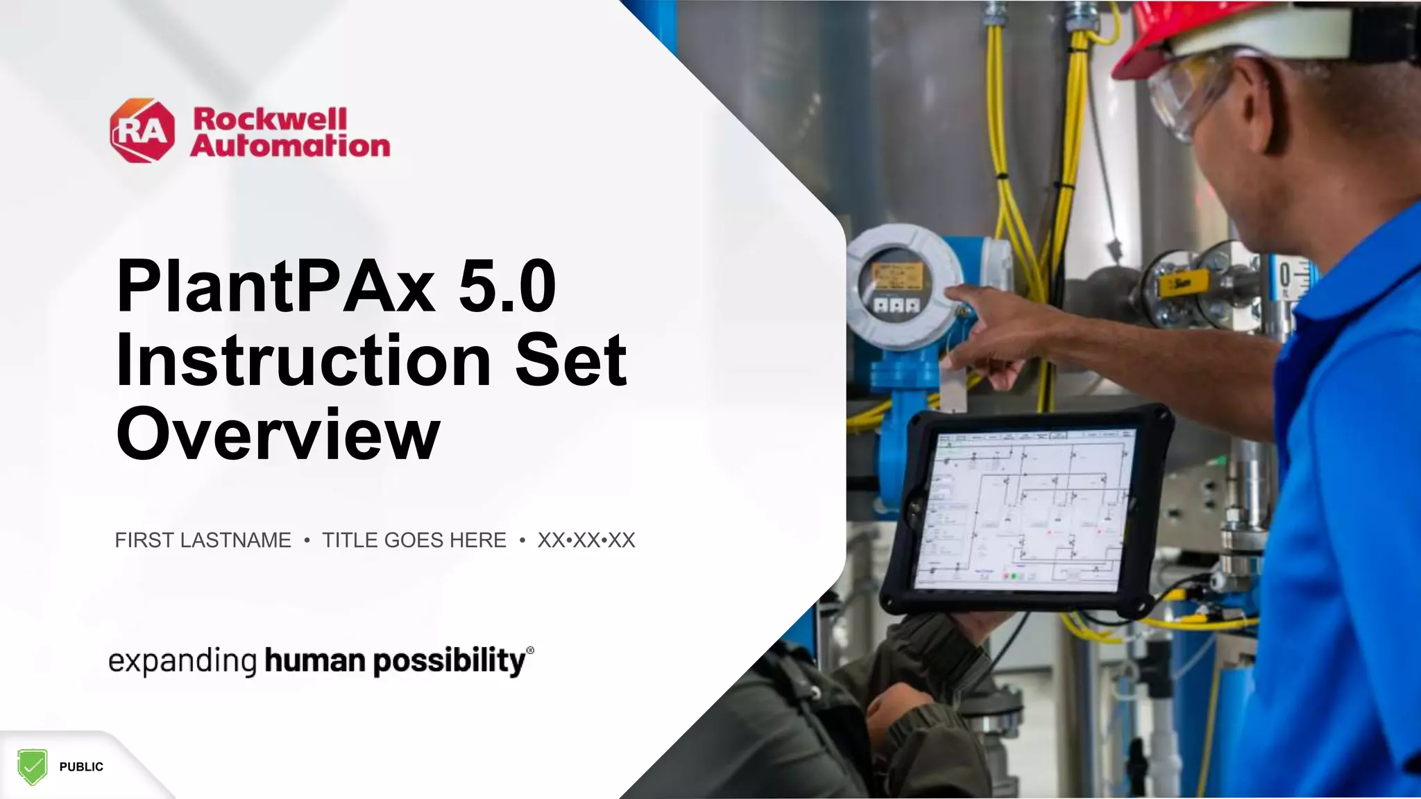 PlantPAx 5.0 Instruction Set.pptx