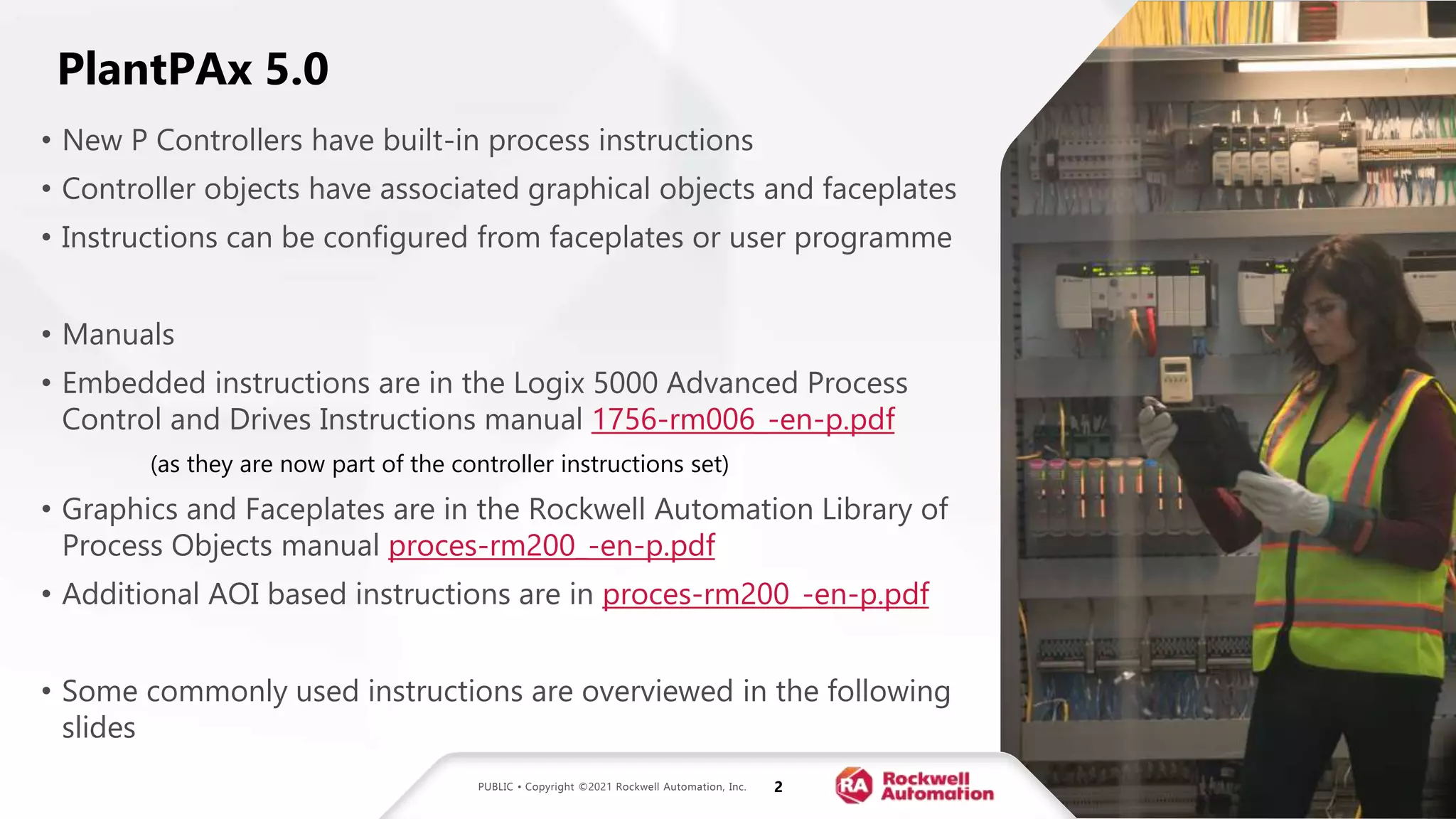 PlantPAx 5.0 Instruction Set.pptx