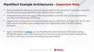 PlantPAx 5.30 Reference Architectures.PPTX