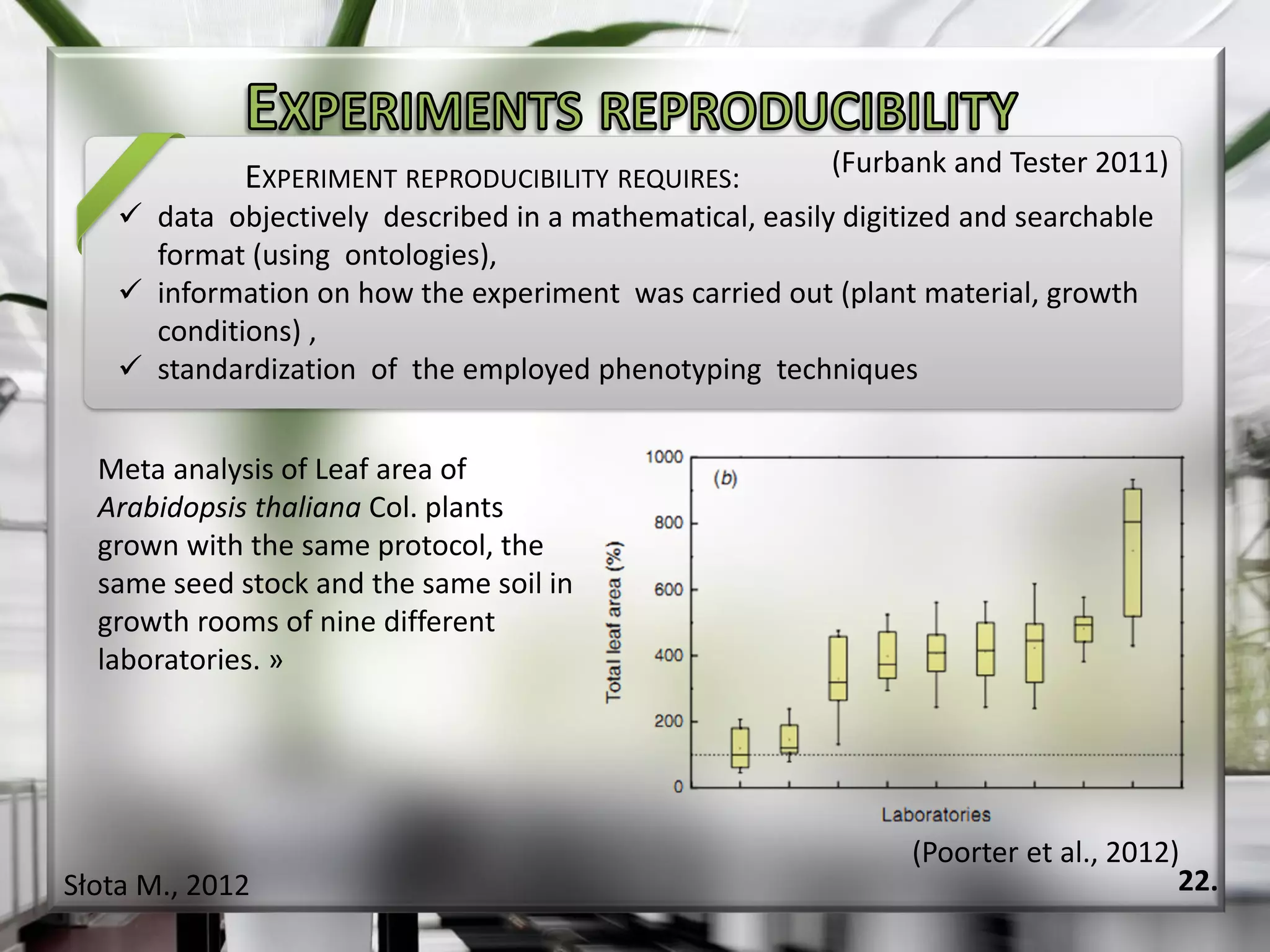 Plant phenotyping platforms | PDF