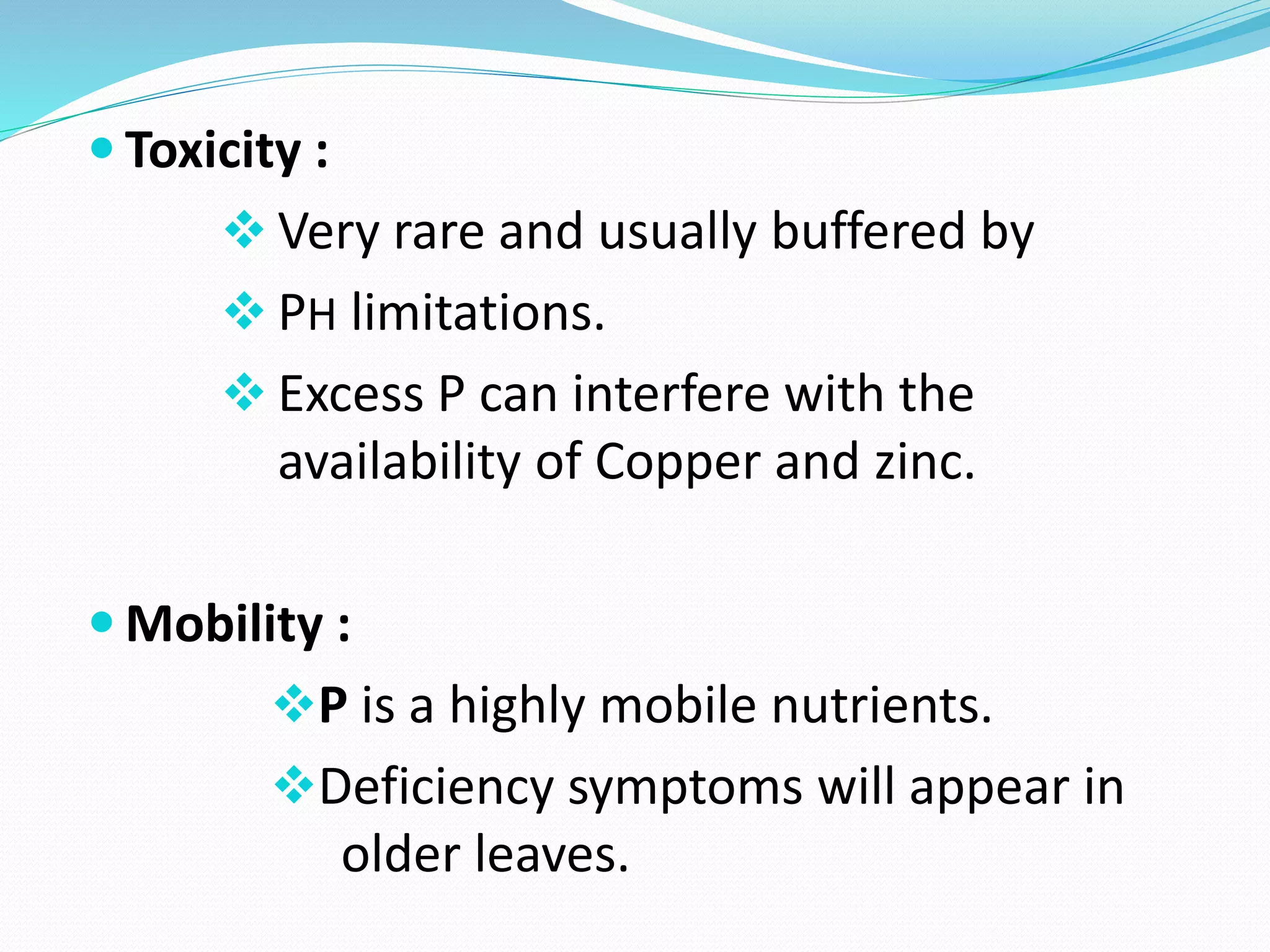 Plants Nutrients and Deficiency, Toxicity Symptoms | PPTX
