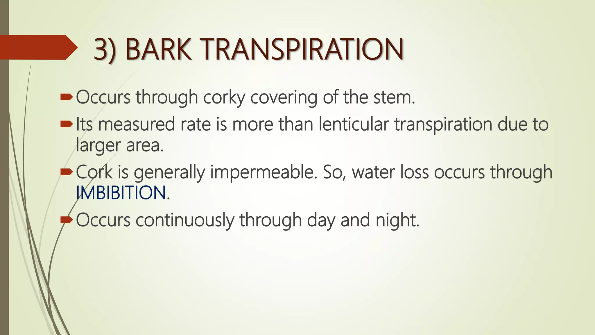 MECHANISM OF TRANSPIRATION IN PLANTS [THEORIES] | PPTX