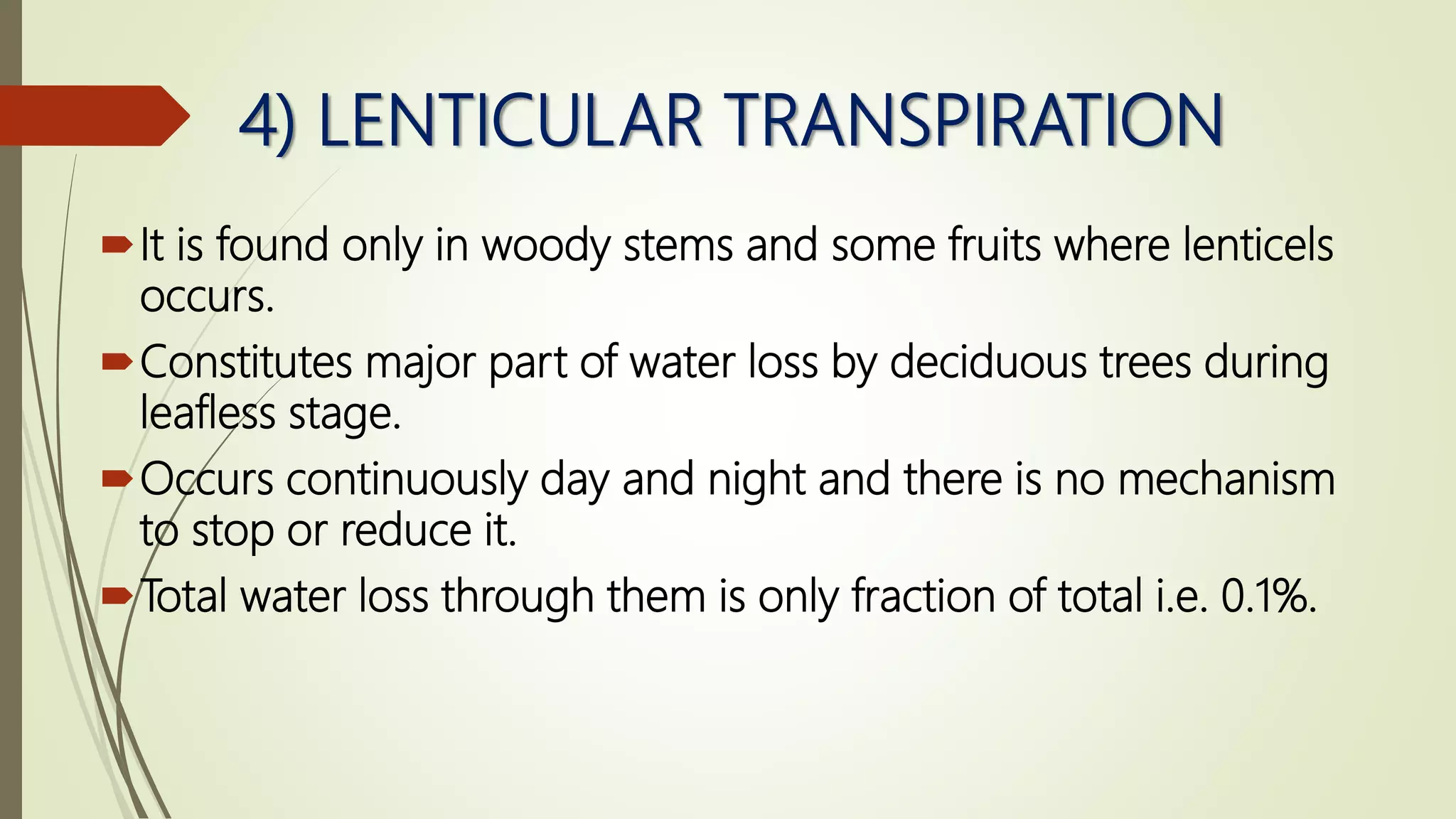 MECHANISM OF TRANSPIRATION IN PLANTS [THEORIES] | PPTX