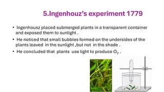 History of Photosynthesis &Photosynthetic apparatus | PPT