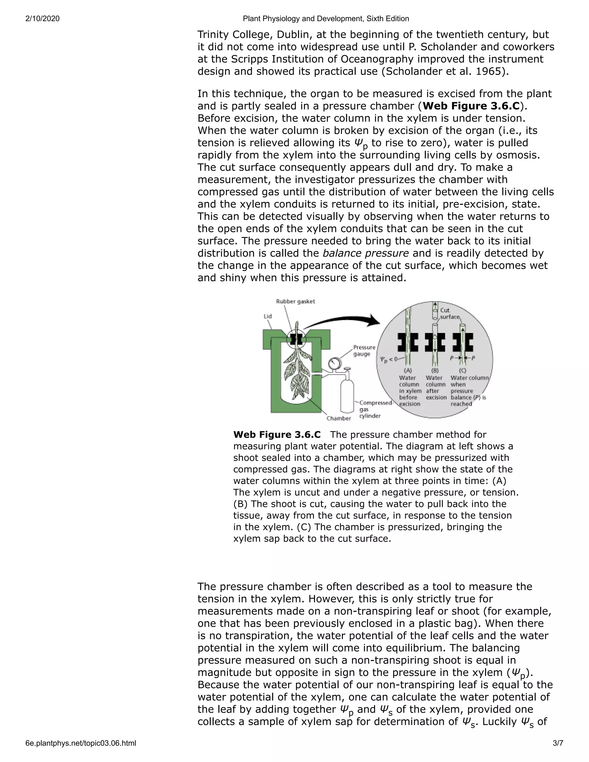 Methods for measuring water potential | PDF