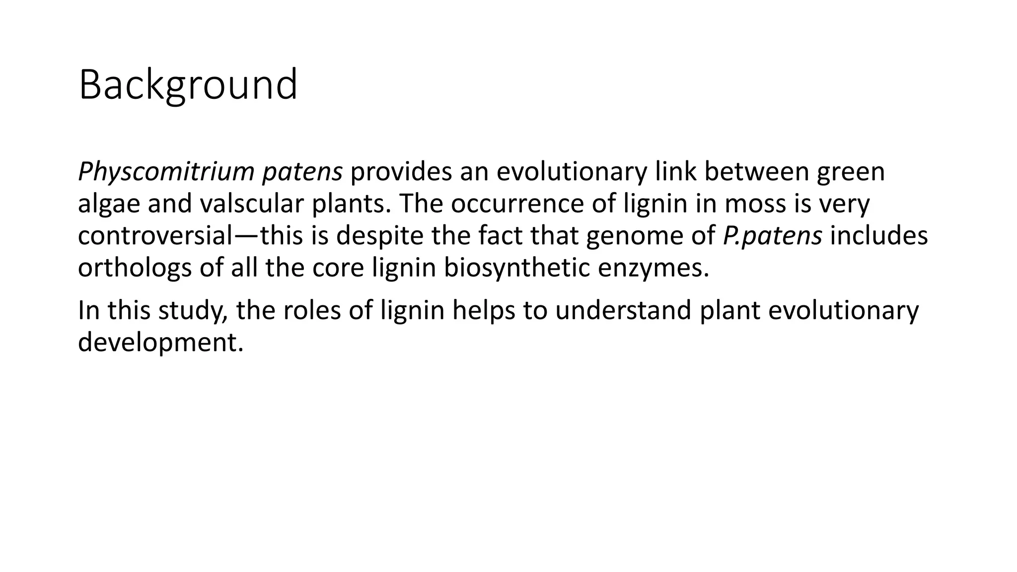 Physcomitrium patens CAD1 has distinct roles in growth and resistance ...