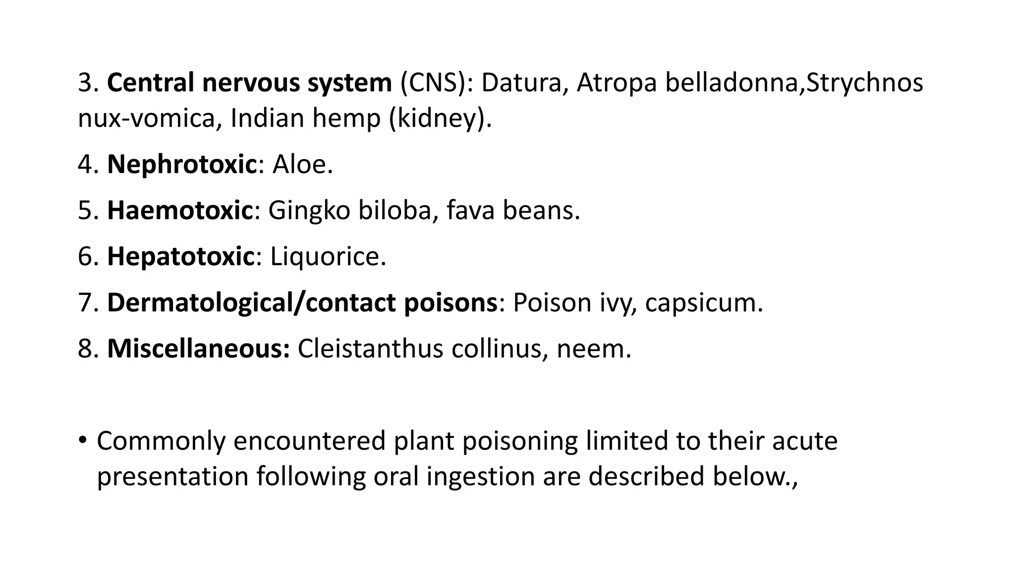 Plant poison | PPTX