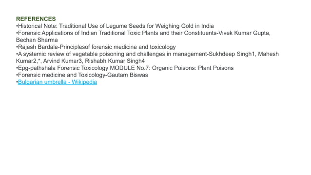 Vegetable Poison.pptx | Digestive Disorders | Diseases and Conditions