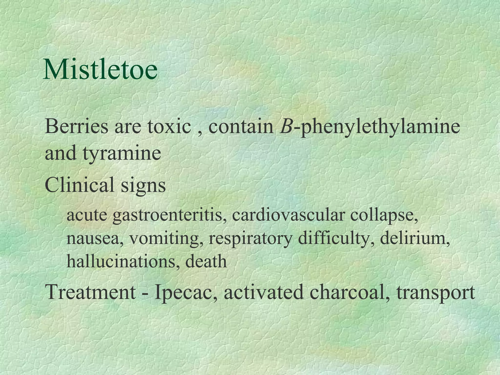 Plant poisoning | PPT