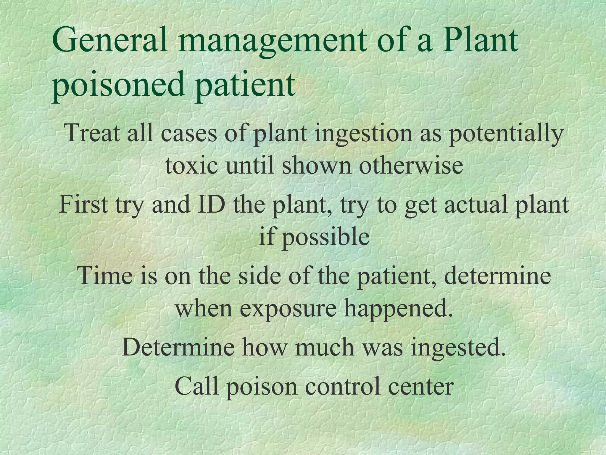 Plant poisoning | PPT