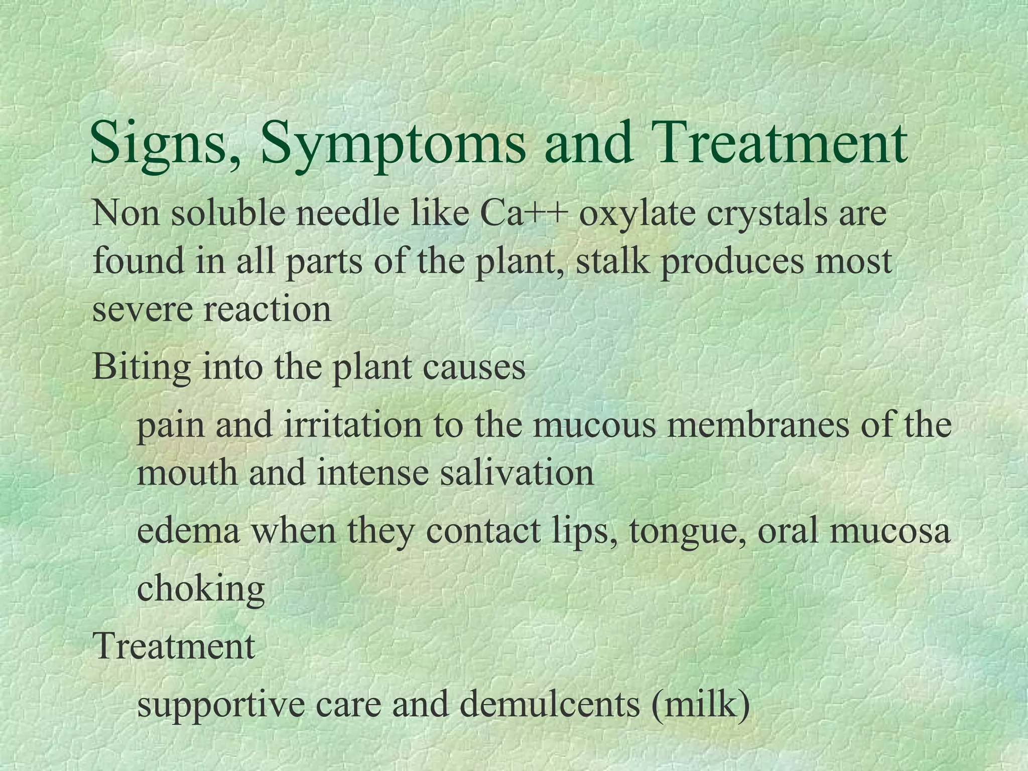 Plant poisoning | PPT