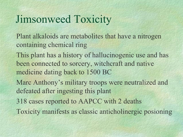 Plant poisoning | PPT