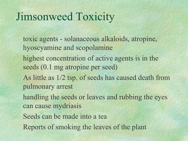 Plant poisoning | PPT