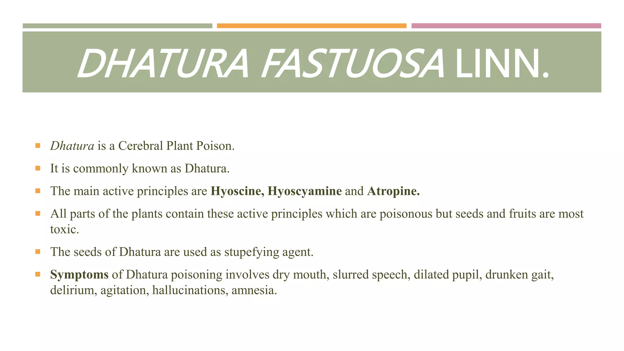 Plant Poisons 1 | PPTX