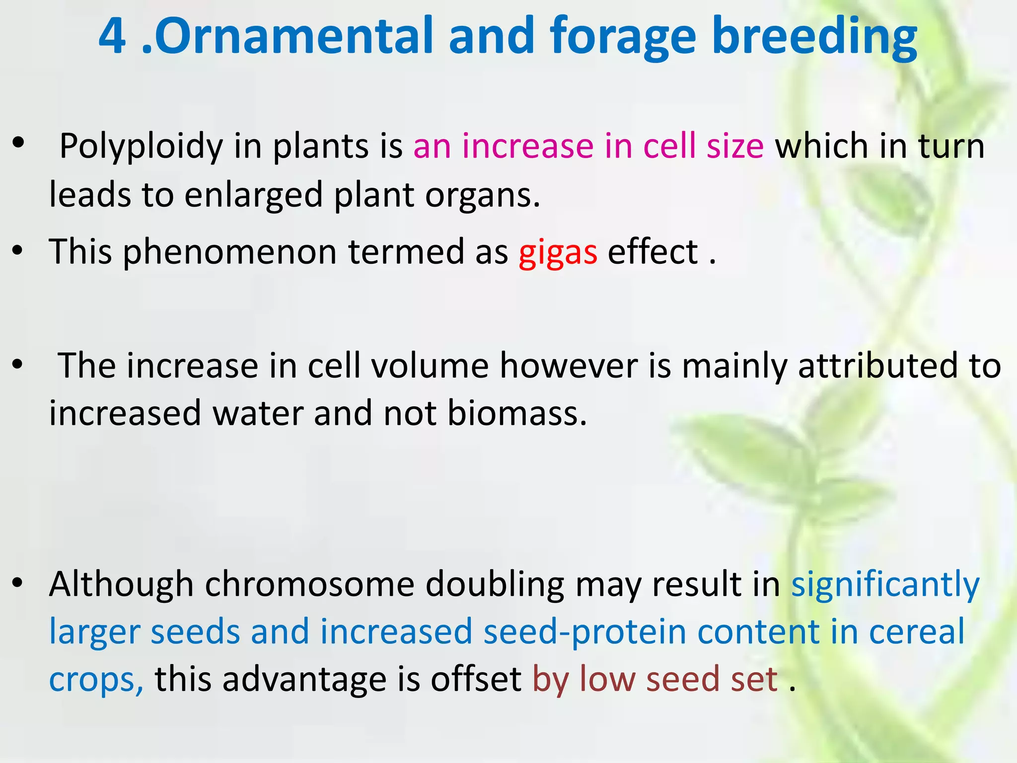 Plant polyploids | PPTX