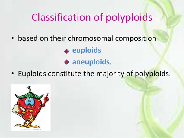 Plant polyploids | PPTX | Biological Sciences | Science