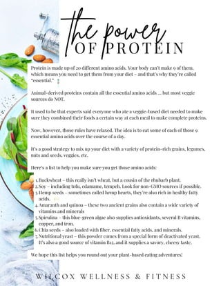Plant Power Recipe Book | PDF
